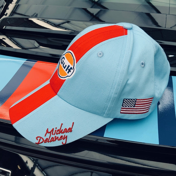 Gulf MD Baseball Cap / Hat in Gulf Blue | GrandPrix Originals USA